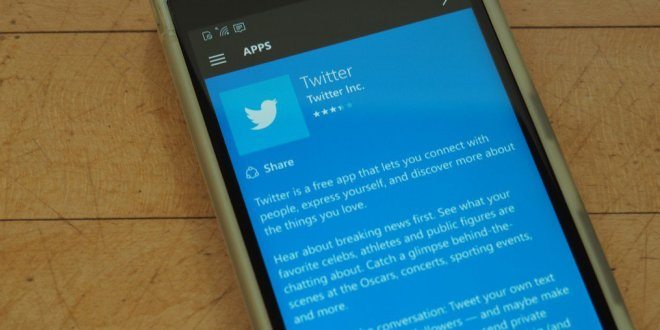 Twitter lancia la nuova app per Windows 10