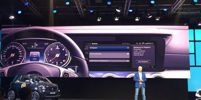 Microsoft e Mercedes insieme per "In-Car office"