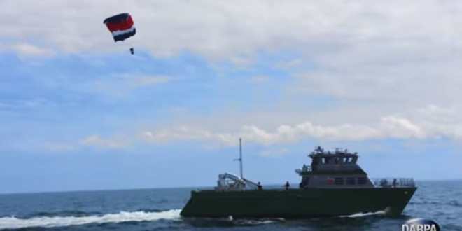 DARPA: ecco il test del radar "paracadutato" con la barca robot