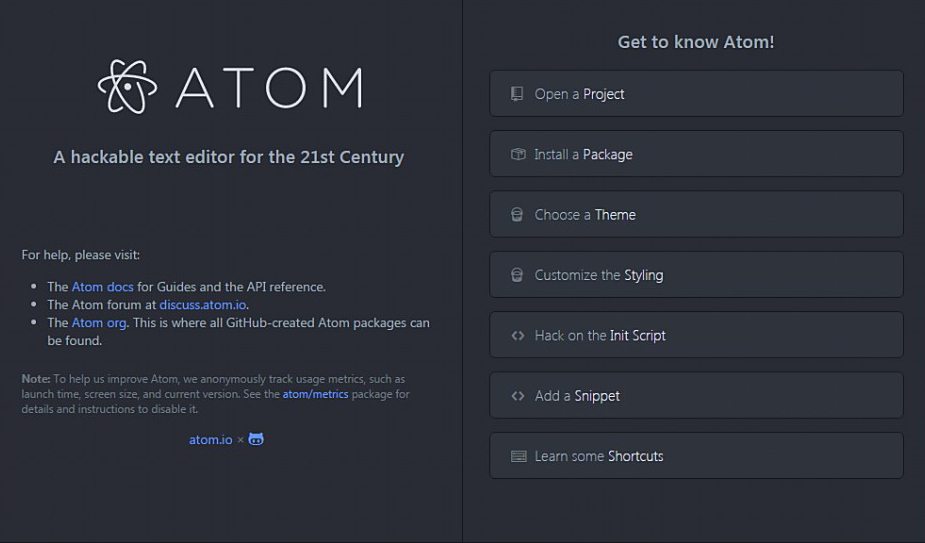 Atom, un potente editor gratuito per gli sviluppatori Web - PC ...