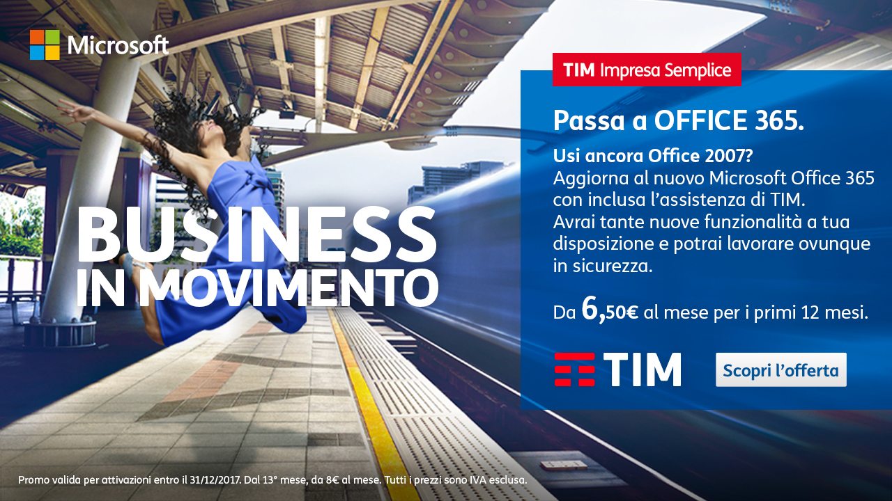 Con Microsoft Office 365 Business Managed TIM porta l’ufficio in ...