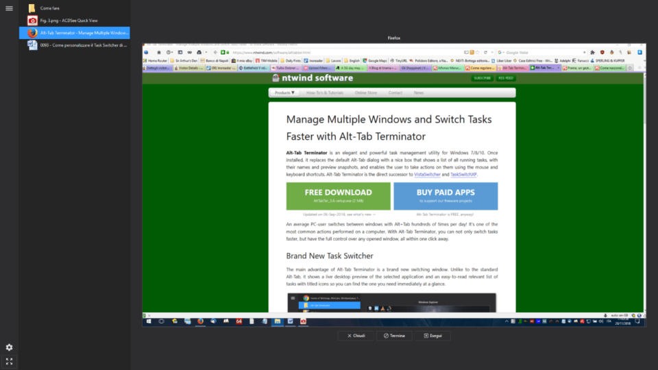 Come personalizzare il Task Switcher di Windows con Alt-Tab Terminator