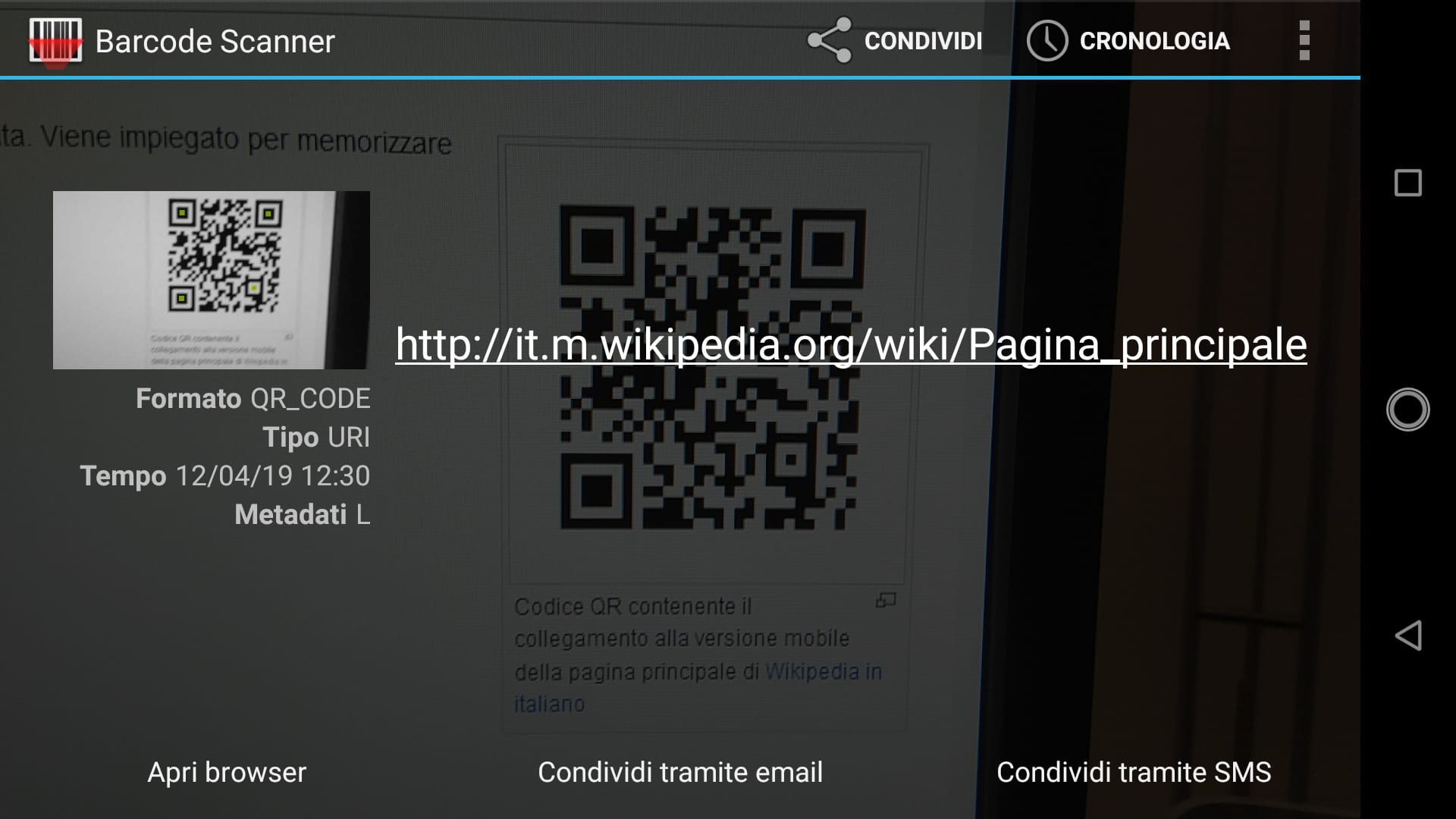 Come leggere codici a barre e QR su Android con Barcode Scanner