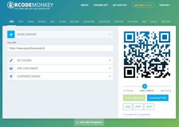 Come creare Codici QR on-line con QRCode Monkey - PC Professionale