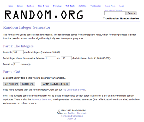 Come generare numeri casuali con Random.org - PC Professionale