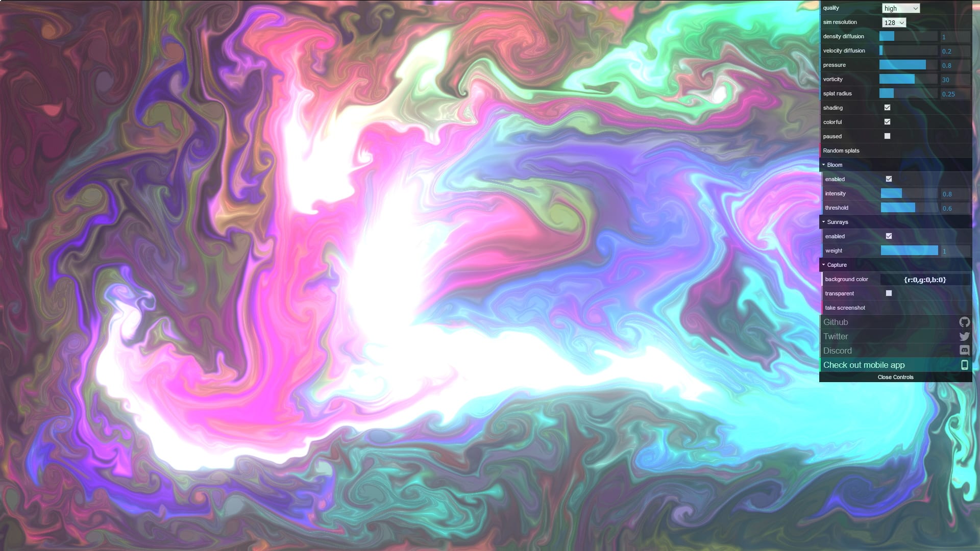 WebGL Fluid Simulation, giocare coi fluidi su Web (e mobile)