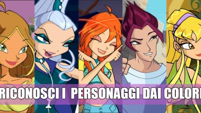 Sai riconoscere i personaggi delle Winx dai loro colori? - QUIZ