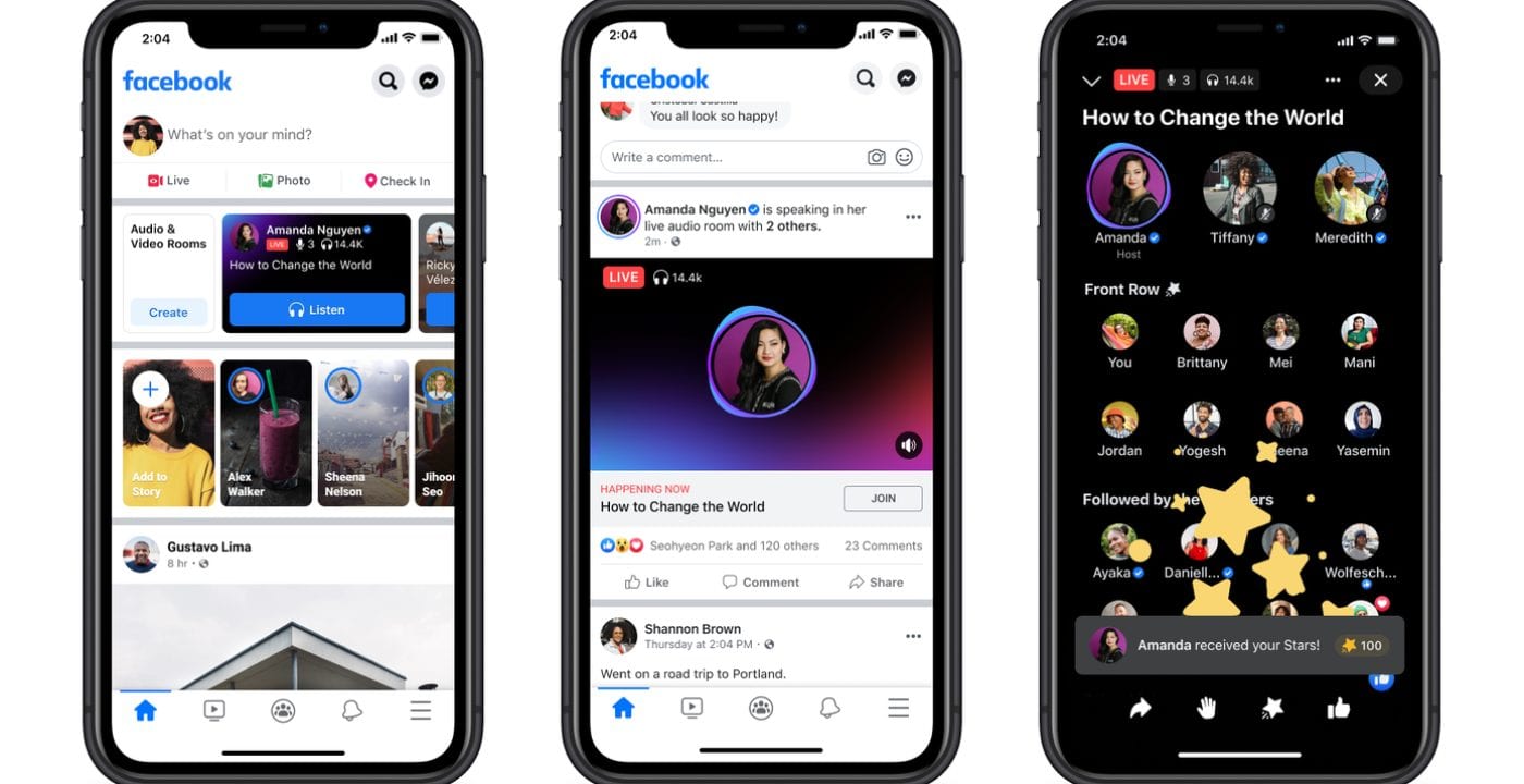 Facebook Live Audio Rooms: cosa sono e come funzionano