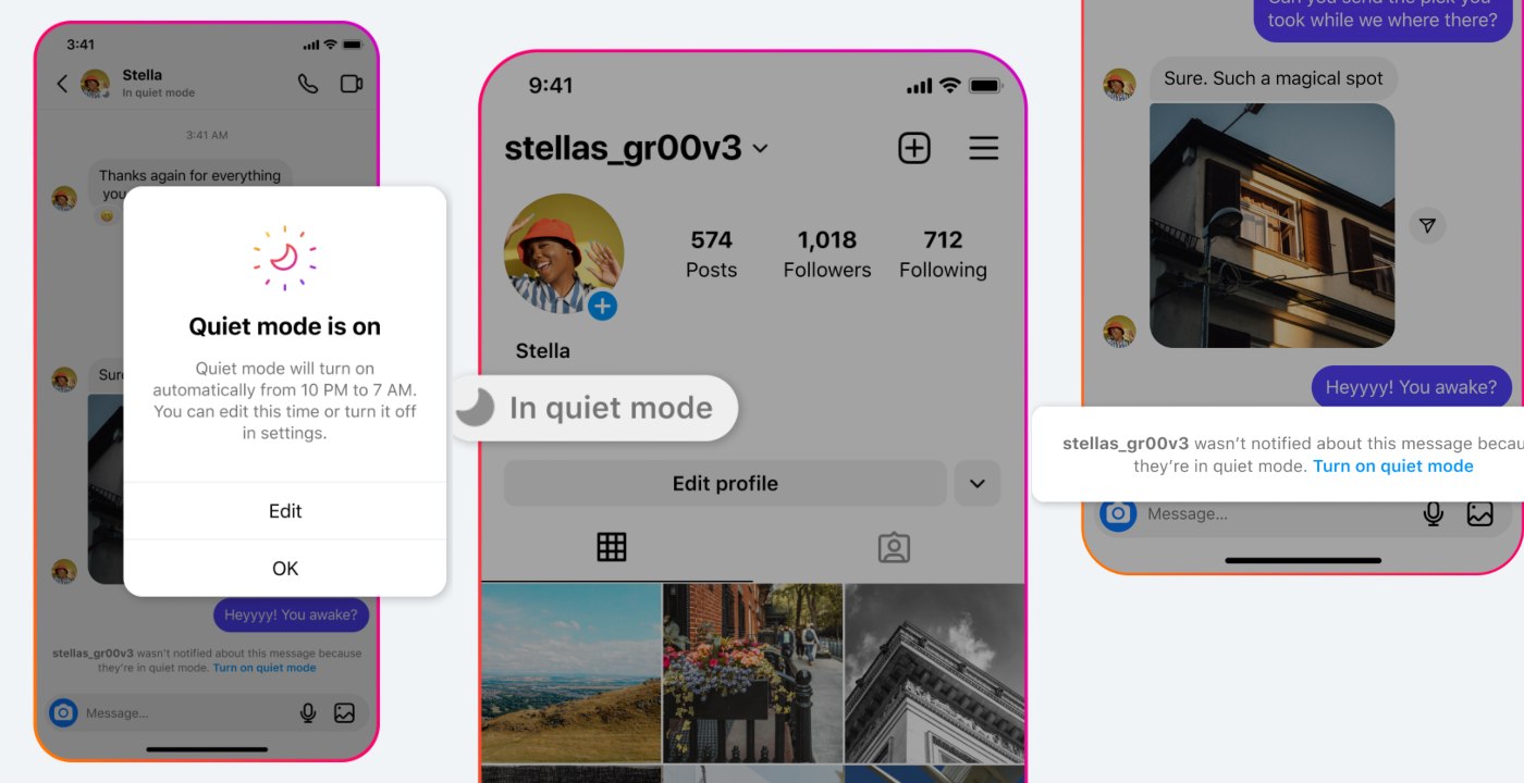 Come funziona la nuova Quiet Mode di Instagram