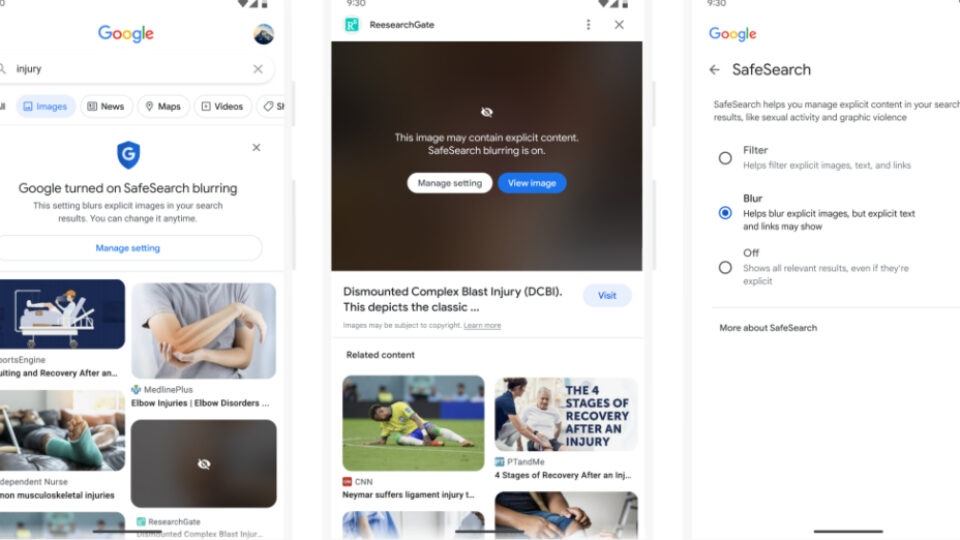 Perché ora certe immagini su Google sono sfocate