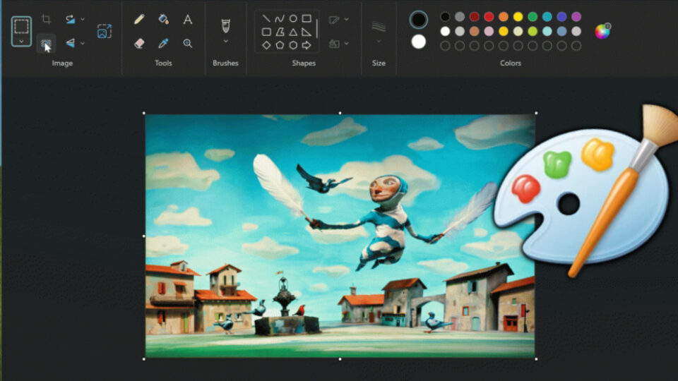 Paint si rinnova: arriva lo strumento per la rimozione degli sfondi
