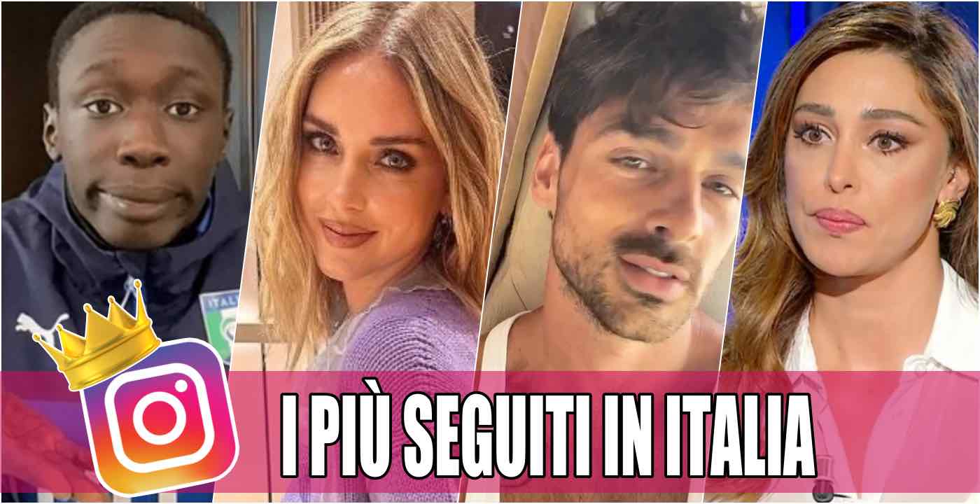 Instagram, ecco la top 10 degli influencer più seguiti in Italia