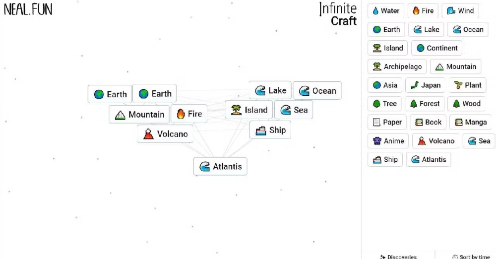 Infinite Craft: cos'è e come funziona il gioco virale sui social