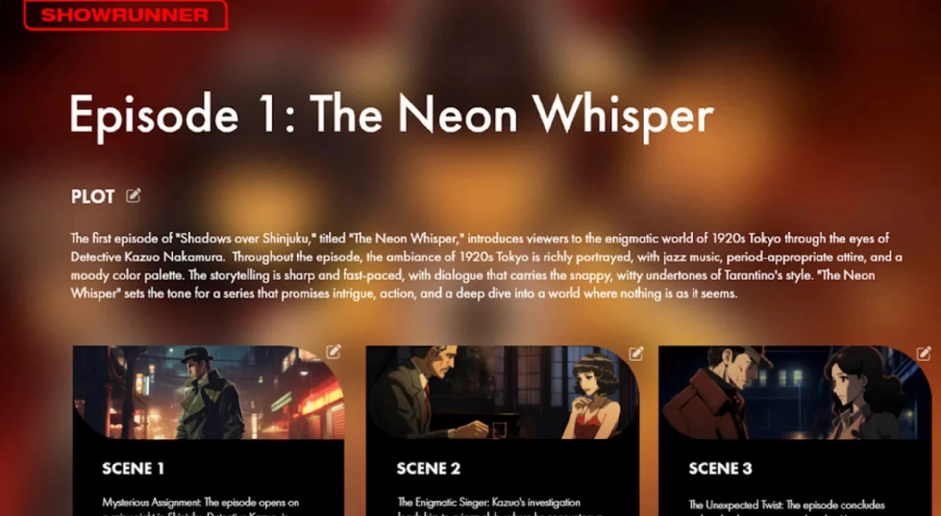 Showrunner consente di creare nuovi episodi delle serie TV con l'AI