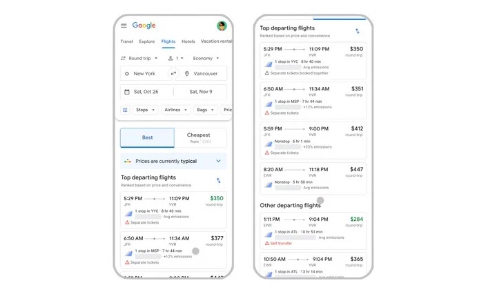 Google voli, come risparmiare sui viaggi