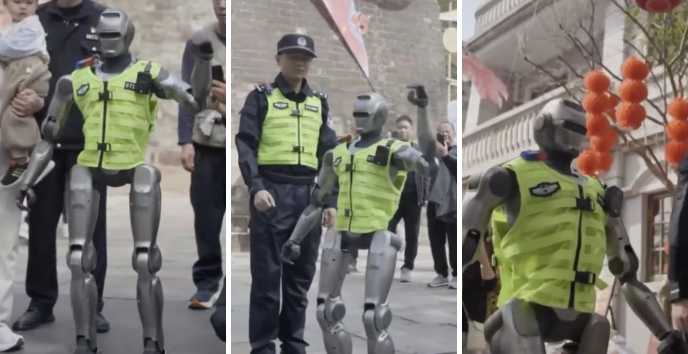 I robot umanoidi diventano membri della Polizia cinese (VIDEO)