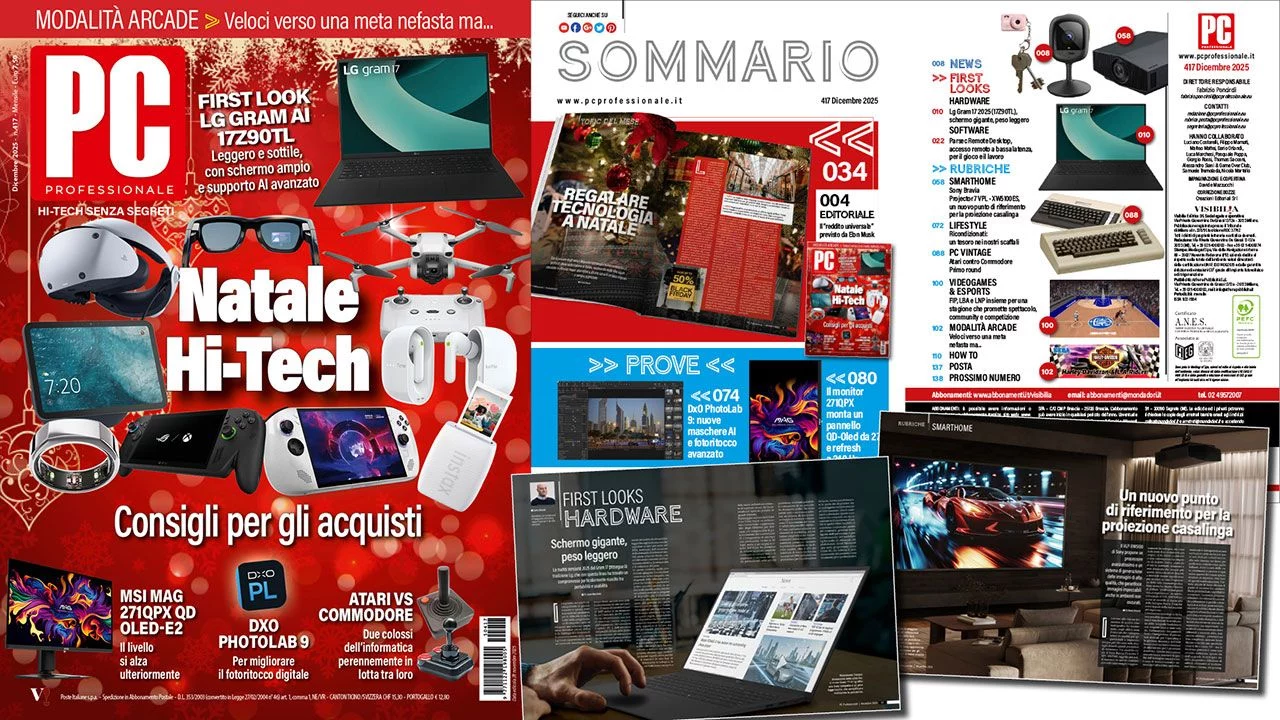 PC 417 dicembre 2025: ecco cosa troverete! - PC Professionale
